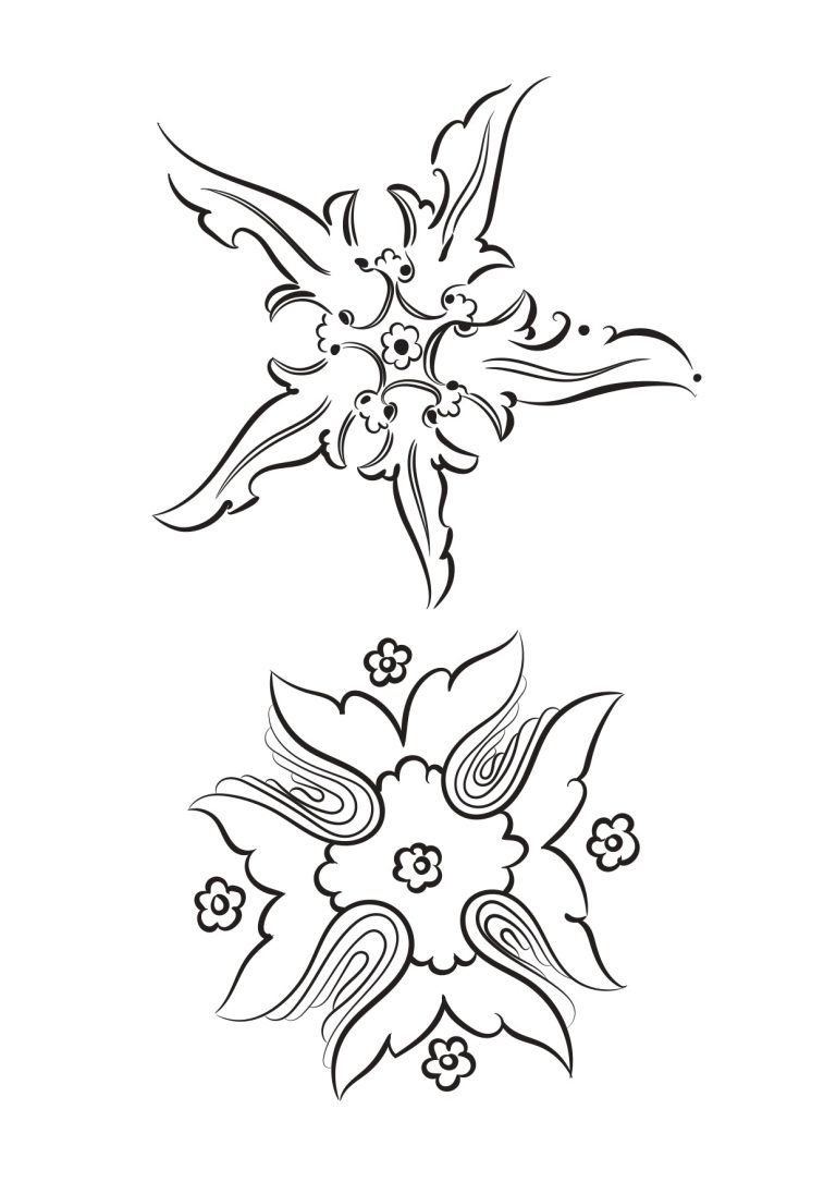 Motif Patin Mas – Corak Malaysia